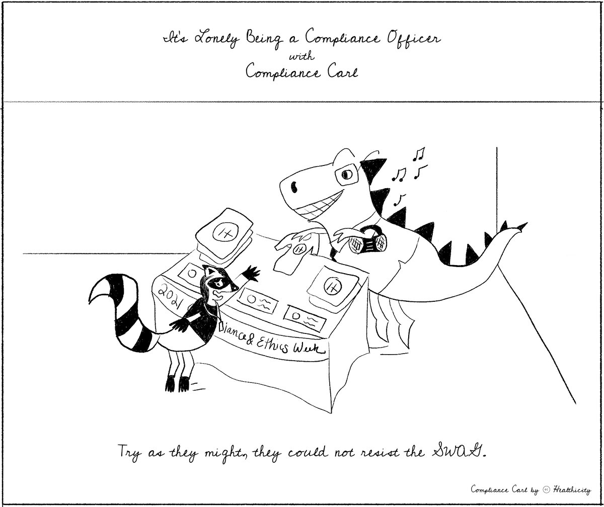 [New] "Compliance Carl" Comic - 'Compliance Conference SWAG' Episode