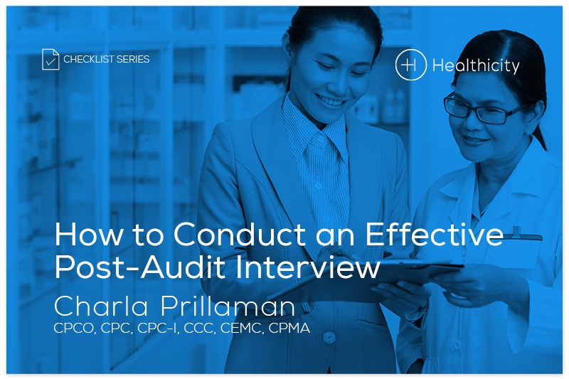 One of the most important audit tasks is delivering post-audit results ...