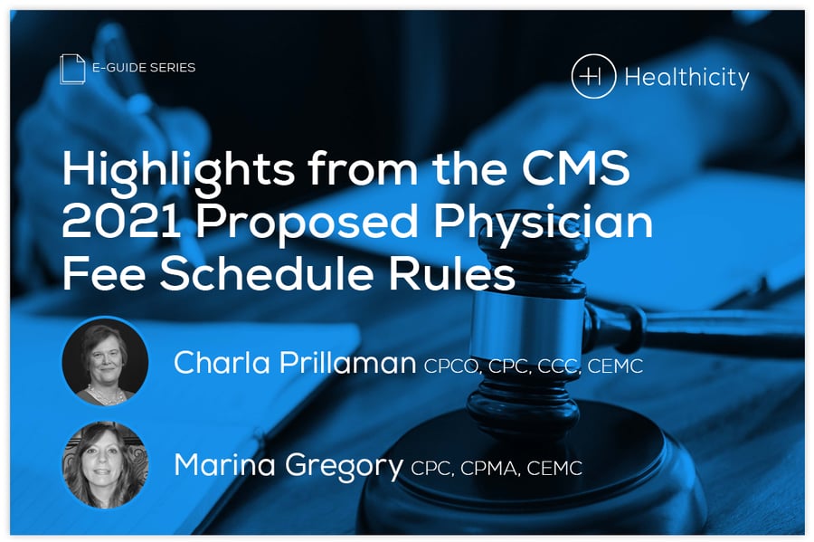 The CMS Proposed Rule 2021 for E/M, Telehealth and Teaching Physicians.